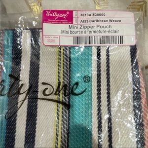 thirty-one | Bags | Thirtyone Mini Zipper Pouch In Caribbean Weave ...